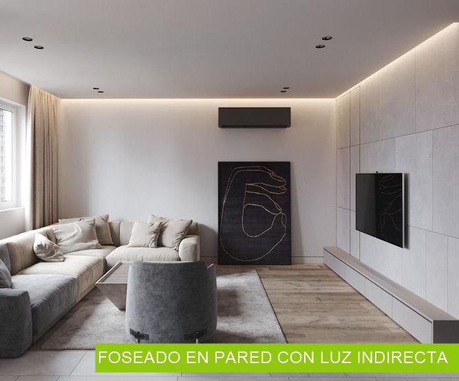 Luz indirecta en techos y paredes - ESCAYOLISTAS VALENCIA